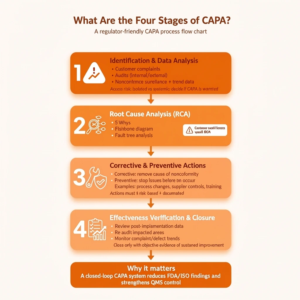 CAPA Medical Device Compliance: FDA Audits & ISO 13485